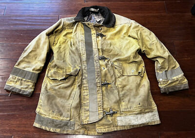 Morning Pride Firefighter Fireman Suit Size 44 Lined Turnout Bunker ...