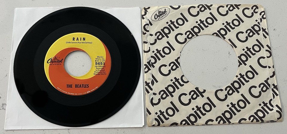 The Beatles~Paperback Writer/Rain/45-EX+Vinyl/NM Labels & Capitol ...