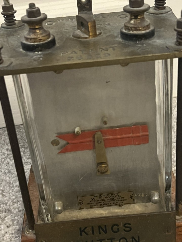 Antique London Railway Sykes Glass Cased Distant Fog Repeater | eBay UK