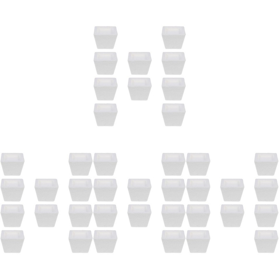 10 Pcs Diy Flower Pots Mat Square Shape Flowerpot Pad Base Plants ...