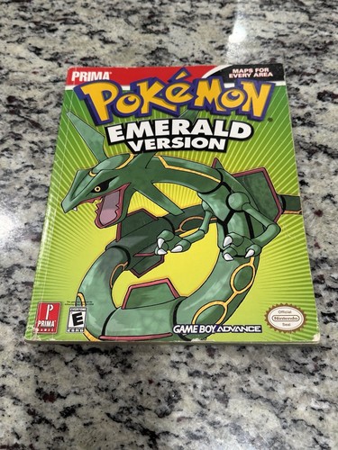 Nintendo Pokémon Emerald 2005 PRIMA Official Game Guide GBA No Poster ...