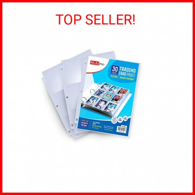 540 Pocket Baseball Card Sleeves - 9-Pocket Plastic Protectors for ...