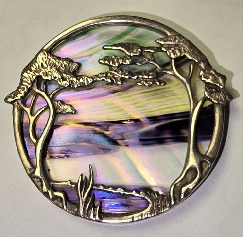 Scottish Sterling Silver Pendant Pat Cheney John Ditchfield Glass ...