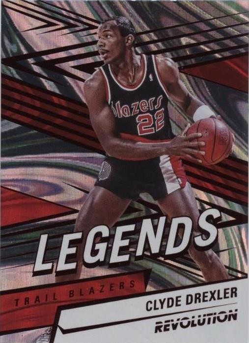 2024-25 Panini Revolution - Legends Clyde Drexler #175 Red Swirl for ...