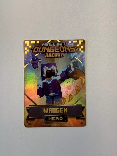 Minecraft Dungeons Arcade Series 3 (#106 Hero: Wargen) FOIL Card | eBay