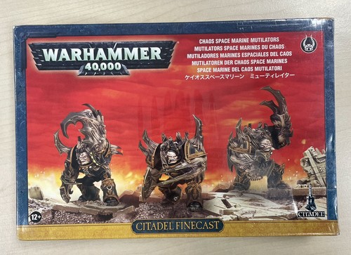 Mutilators Squad Chaos Space Marines Warhammer 40K NIB Citadel Finecast ...