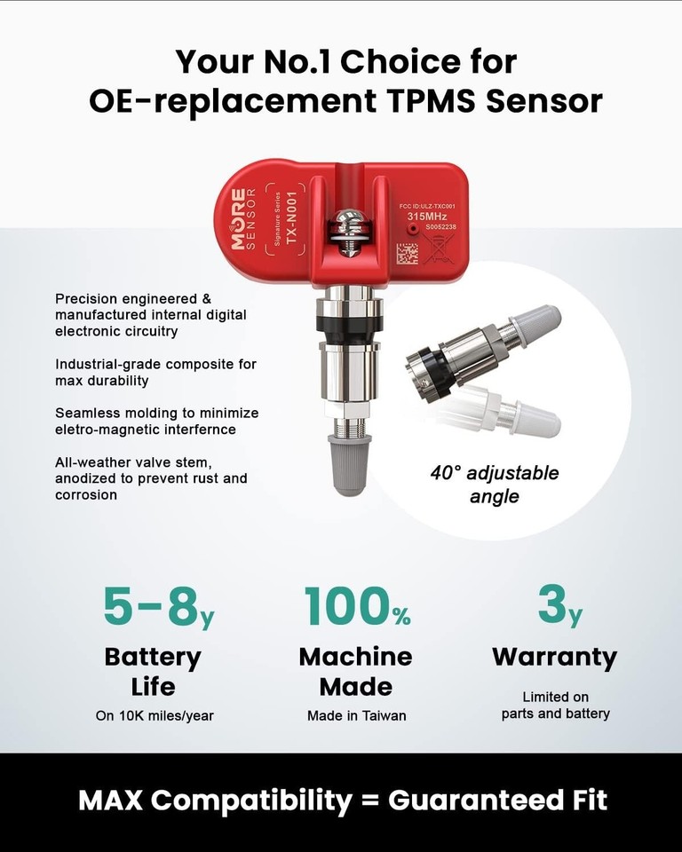 4PCS TPMS Genuine 42607-33021 OEM PMV-107J For Lexus Scion Tire ...