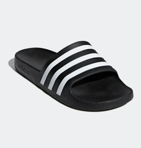 Adidas Adilette Aqua Unisex Slides Sandals F35543 - Black/White Mens 9 ...