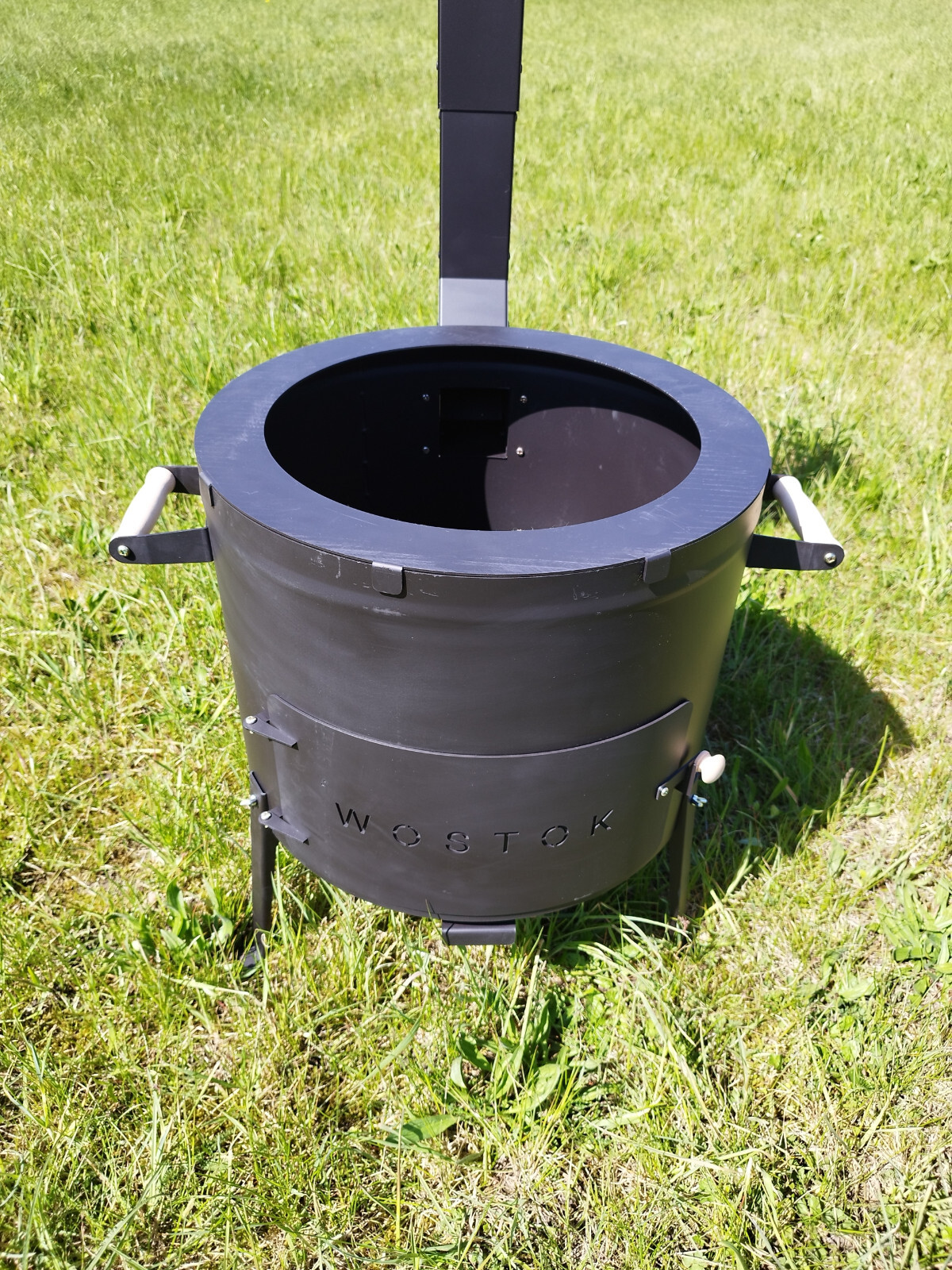 Utschak Ofen für 8-22Liter Kasan mit Abzugsrohr Feuerofen 2mm Ø35cm ...