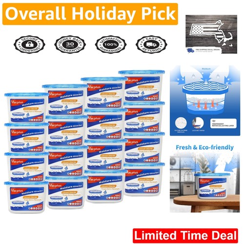 Moisture Absorber Boxes - Dehumidification - Bathroom, Closet, Kitchen ...