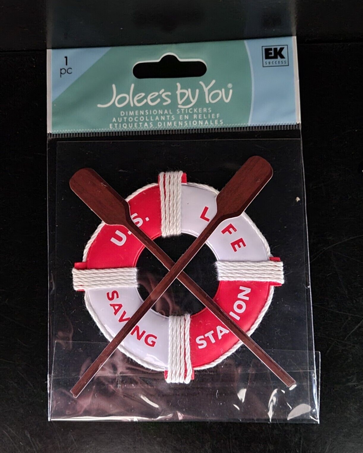 Jolee's Scrapbooking Stickers - LIFE SAVER w/Paddles - Life Guard (RARE ...