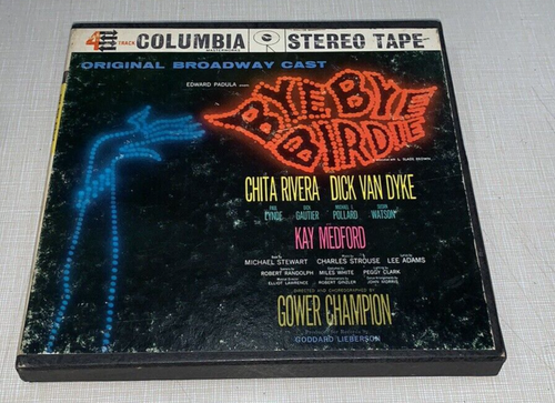 Bye Bye Birdie Broadway Cast REEL TO REEL TAPE 4 TRACK 7 1/2 IPS ...