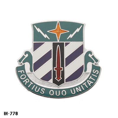 US Army DUI Pin ~ Special Troops 3rd Infantry Division "Fortius Quo ...