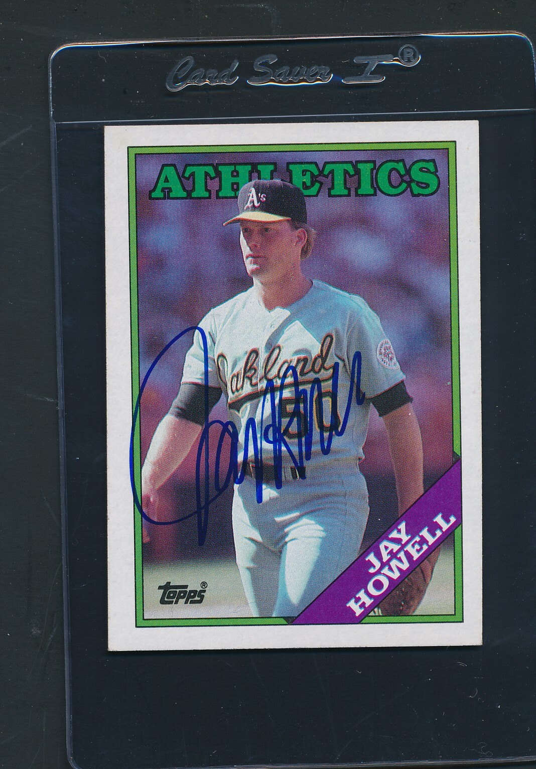 1988 Topps #690 Jay Howell Athletics Signed Auto *C7186 | eBay