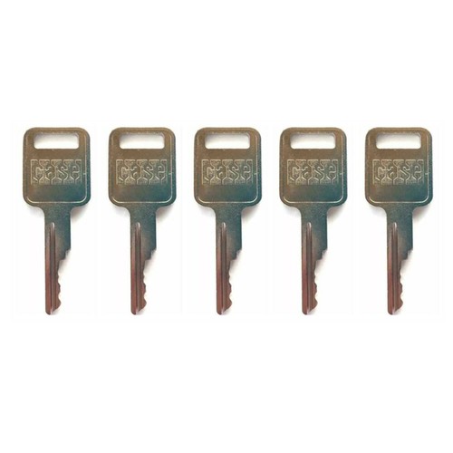 5X Case Heavy Equipment Key for Backhoe & Skid Steer Loader Logo A77313 ...