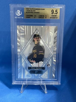 Paul Skenes #LS-10 2024 Topps Diamond Icons Liquid Silver RC BGS 9.5 GM ...