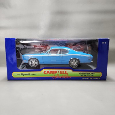 Campbell Collectibles 1971 Plymouth Duster Club Mopar 2003 Twister 1:18 ...