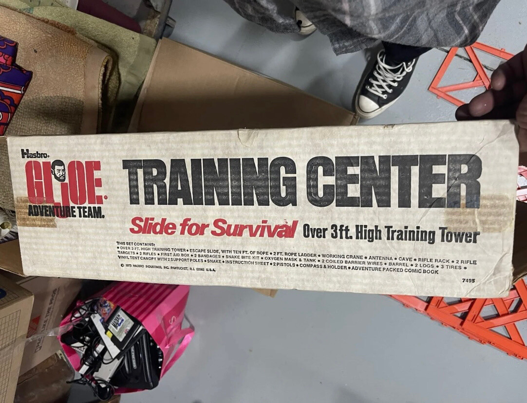 Vintage Hasbro GI Joe Adventure Team Training Center Tower & 1970s With ...