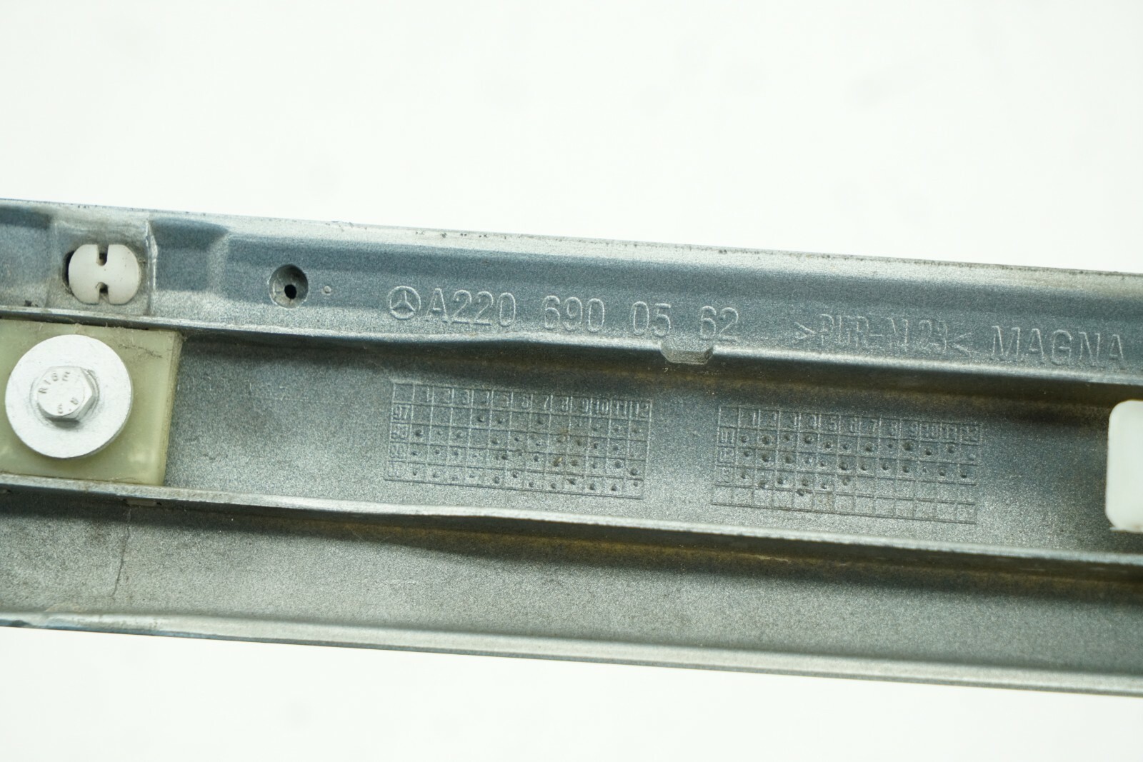 Mercedes W220 00-06 Front Left Side Door Trim Molding Panel Blue ...