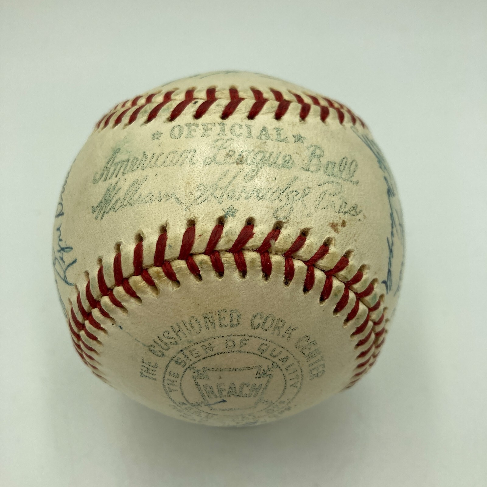 1958 New York Yankees World Series Champs Team Signed Baseball PSA DNA ...
