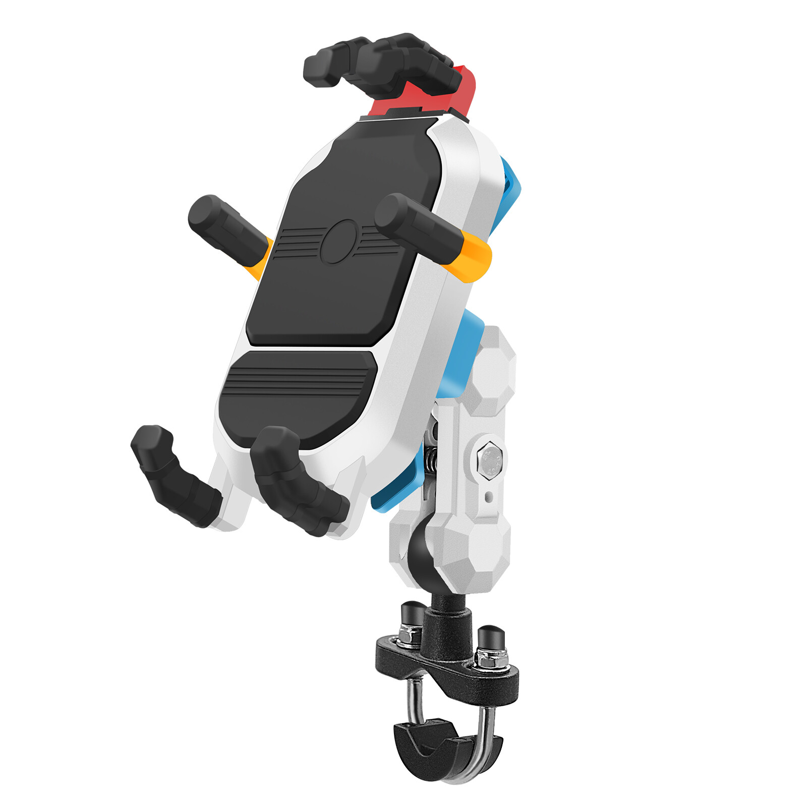 Phone Holder Colourful Motorbike E-bike Shock Absorbing Mobile Phone ...