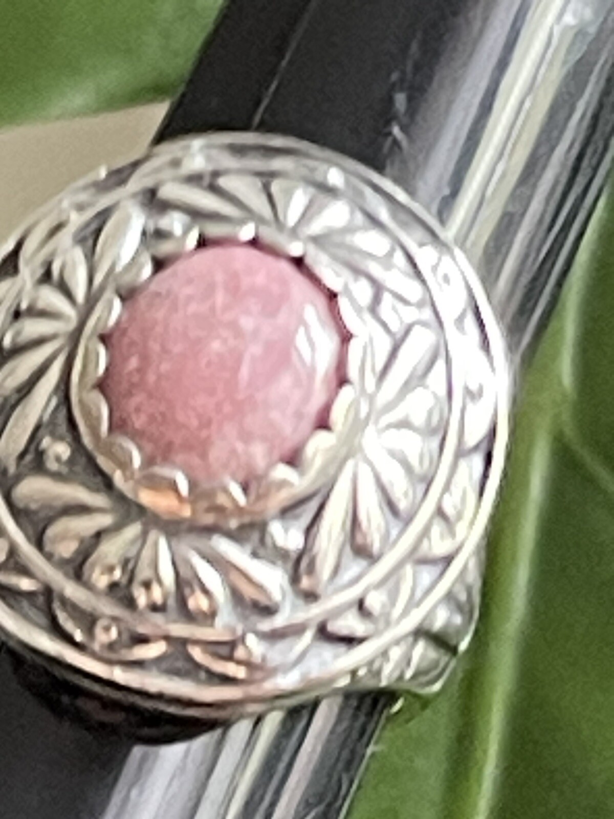 Carolyn Pollack Rhodonite Concha Ring 10 | eBay