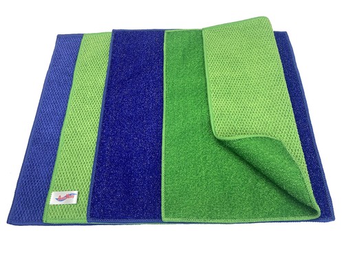 Microfiber Scrub Dish Cleaning Cloth Nonscratch Reusable & Durable For ...