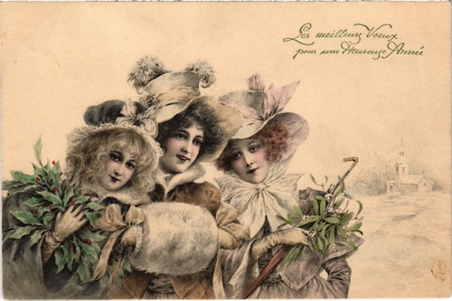 CPA AK Elegant Young Ladies ARTIST SIGNED (1387264) | eBay