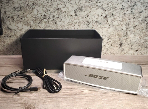 Bose SoundLink Mini Portable Bluetooth Speaker NEW White / Platinum ...