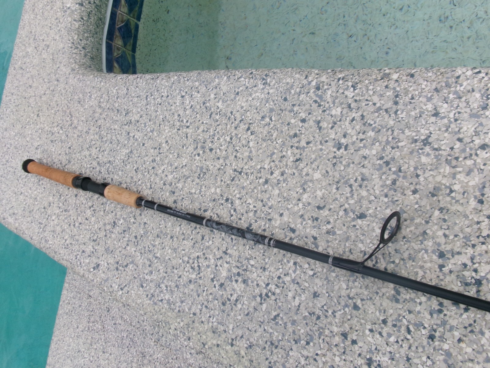 New, custom built, 7'6" 10-20 lb. spinning rod w/hand woven Snook | eBay