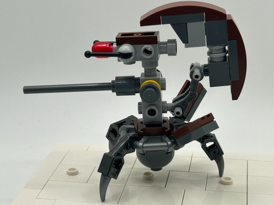 LEGO Star Wars Droideka Sniper Droid minifigure Clone Wars 75002 sw0447 ...