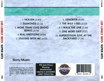 LOS LONELY BOYS - SUPER HITS NEW CD 886976549022| eBay