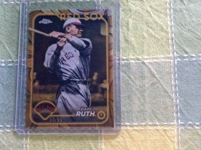 2024 Topps Gilded Collection - Babe Ruth card #3 (serialized 68/99) | eBay