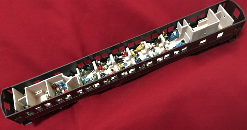 Passenger Car Interior KIT for Rivarossi 85ft Heavy-Weight Pullman Car ...