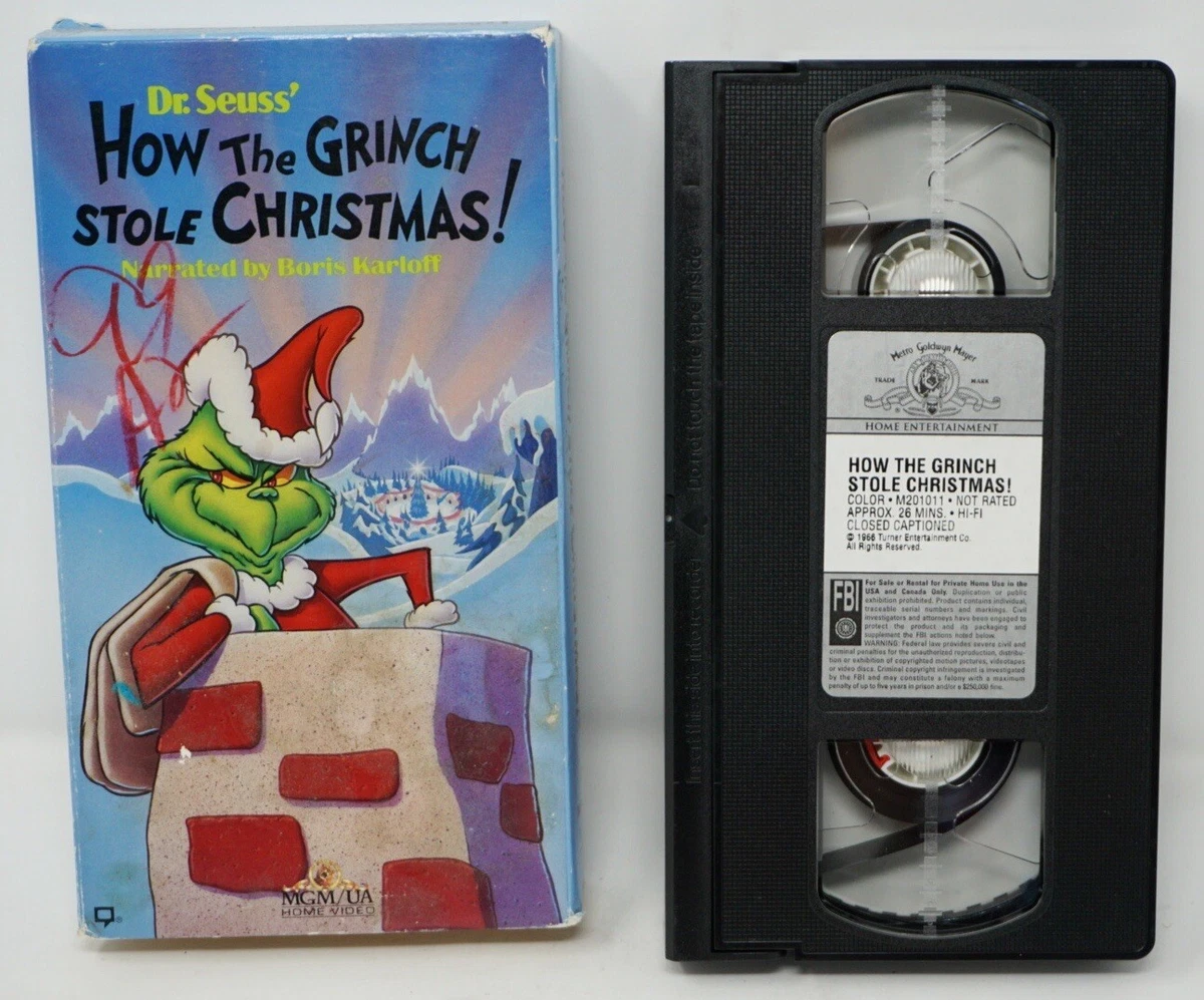 How The Grinch Stole Christmas Vhs Ebay