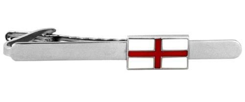 Mens St George Flag Rhodium Plated Crocodile Clip Tie Bar | eBay