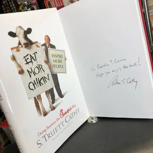 ‘02 Andrew T. Cathy Signed Book “Doing Business..” - Chik Fil A CEO ...