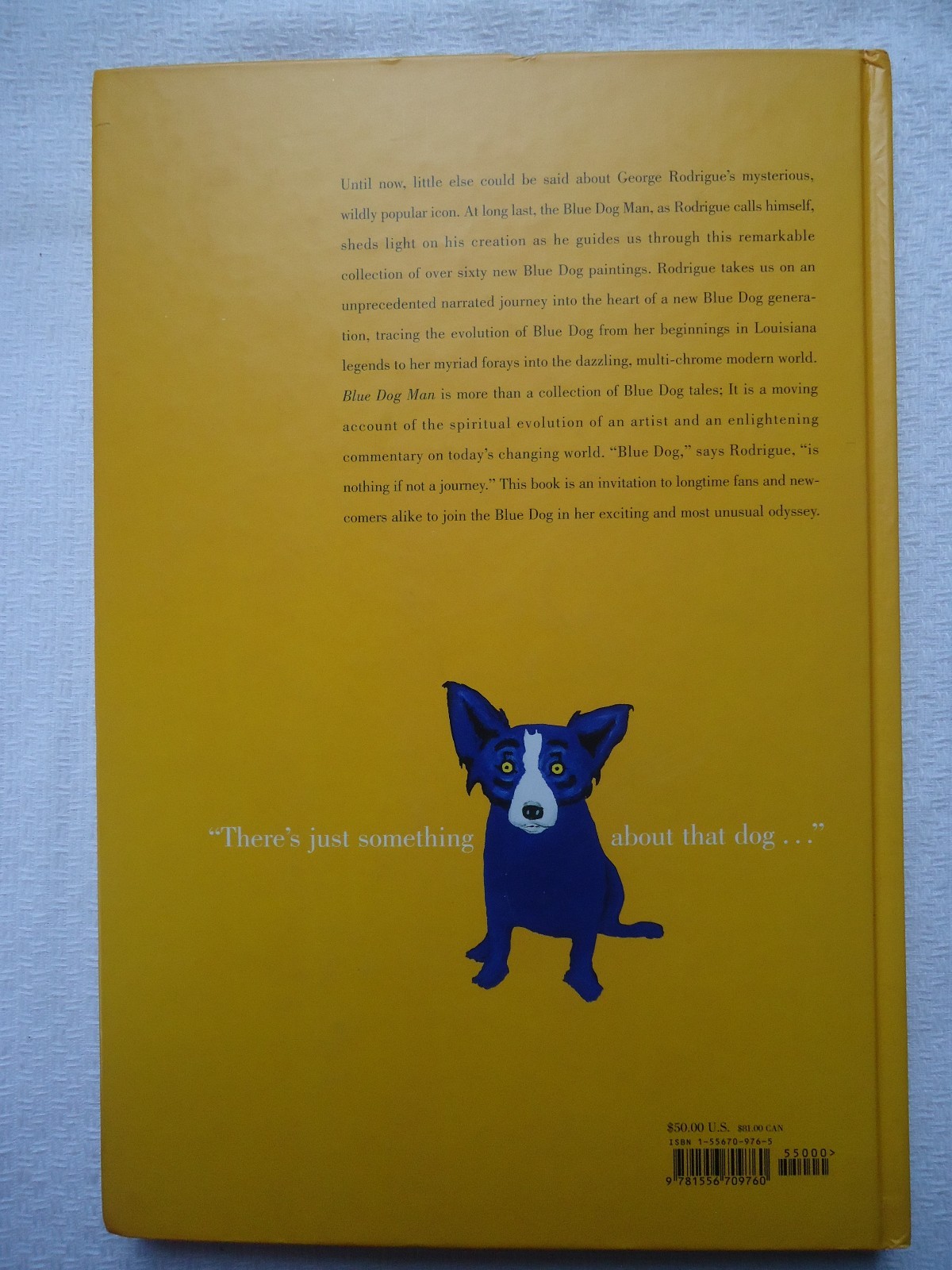 Blue Dog Man by George Rodrigue Signed Hardcover 1st Printing Book ...