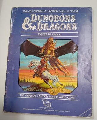 Dungeons & Dragons Expert Rulebook, 1983 (Blue), Gygax and Arneson ...