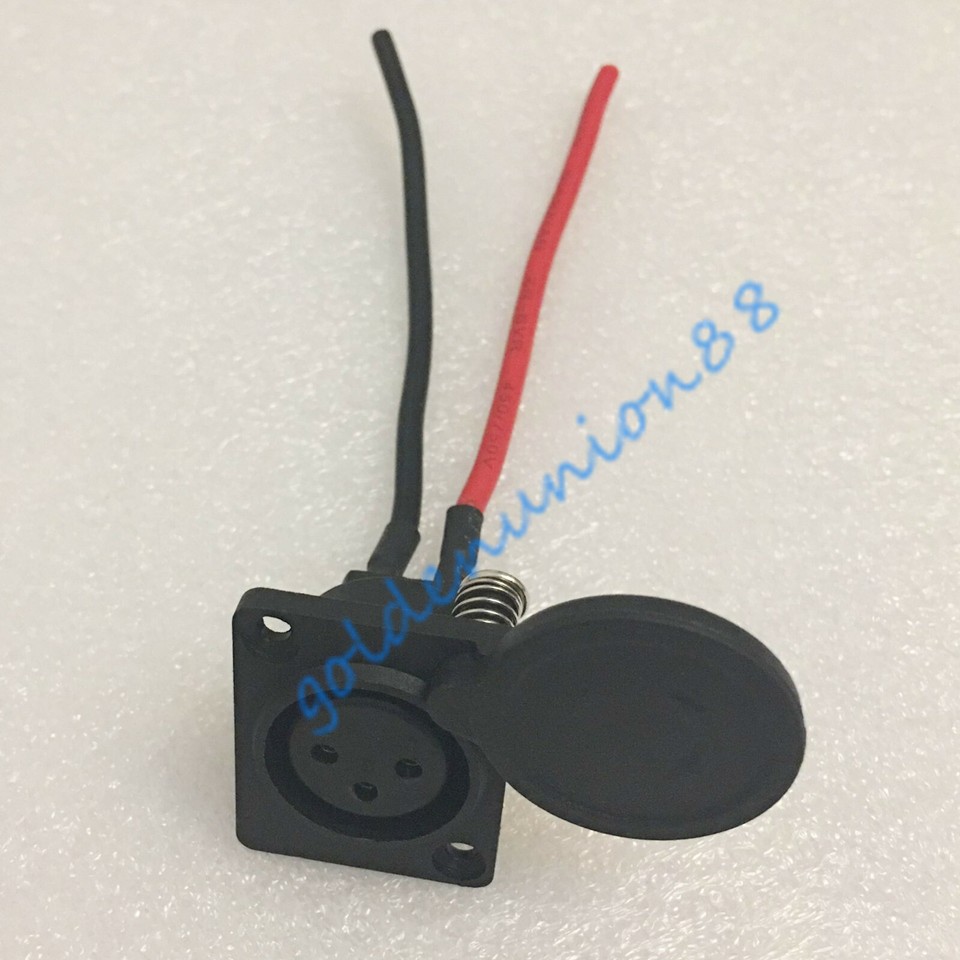 Charging wire Plug XLR Cannon connector male & female for 36V 48V ...