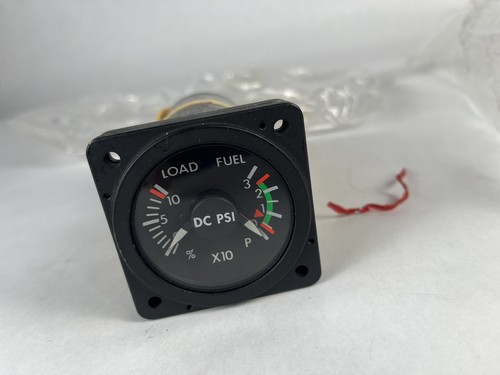 Bell Helicopter Indicator Fuel Press Loadmeter Overhauled 206-075-676 ...