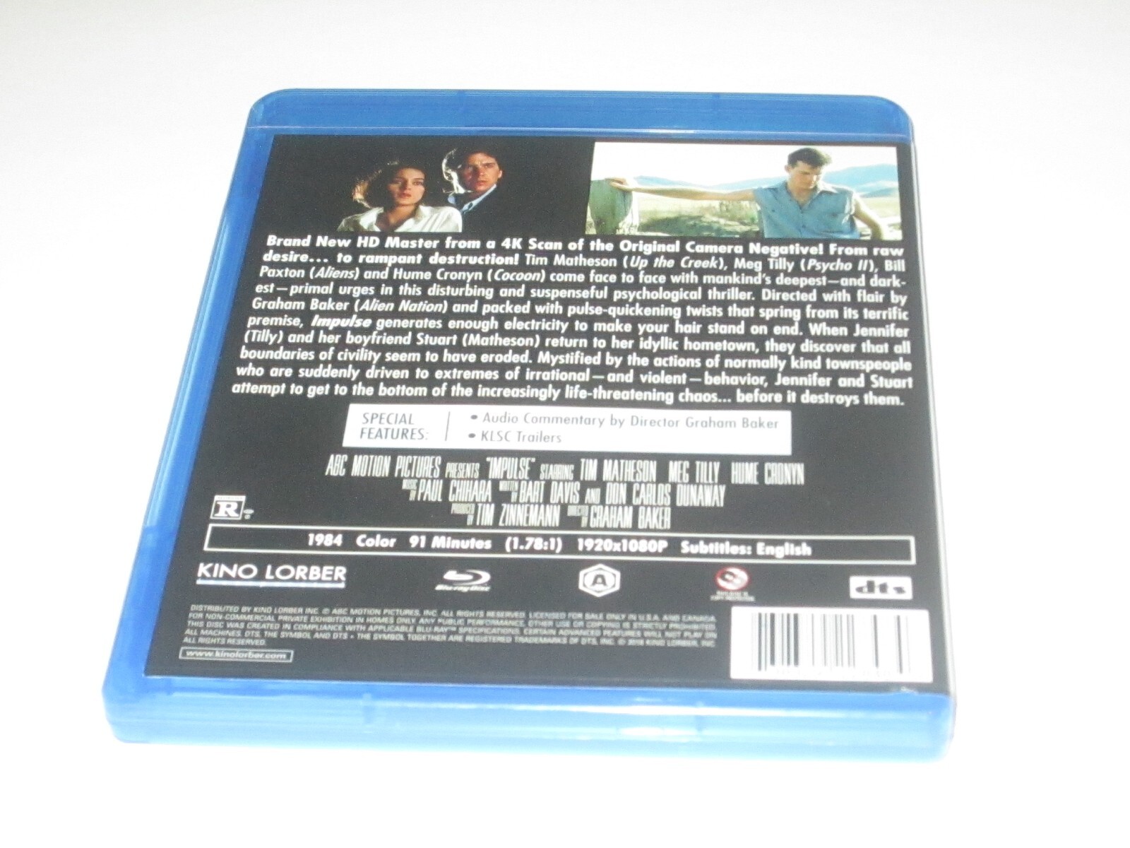 Impulse Blu-Ray 1984 Tim Matheson Meg Tilly Rare OOP | eBay.de