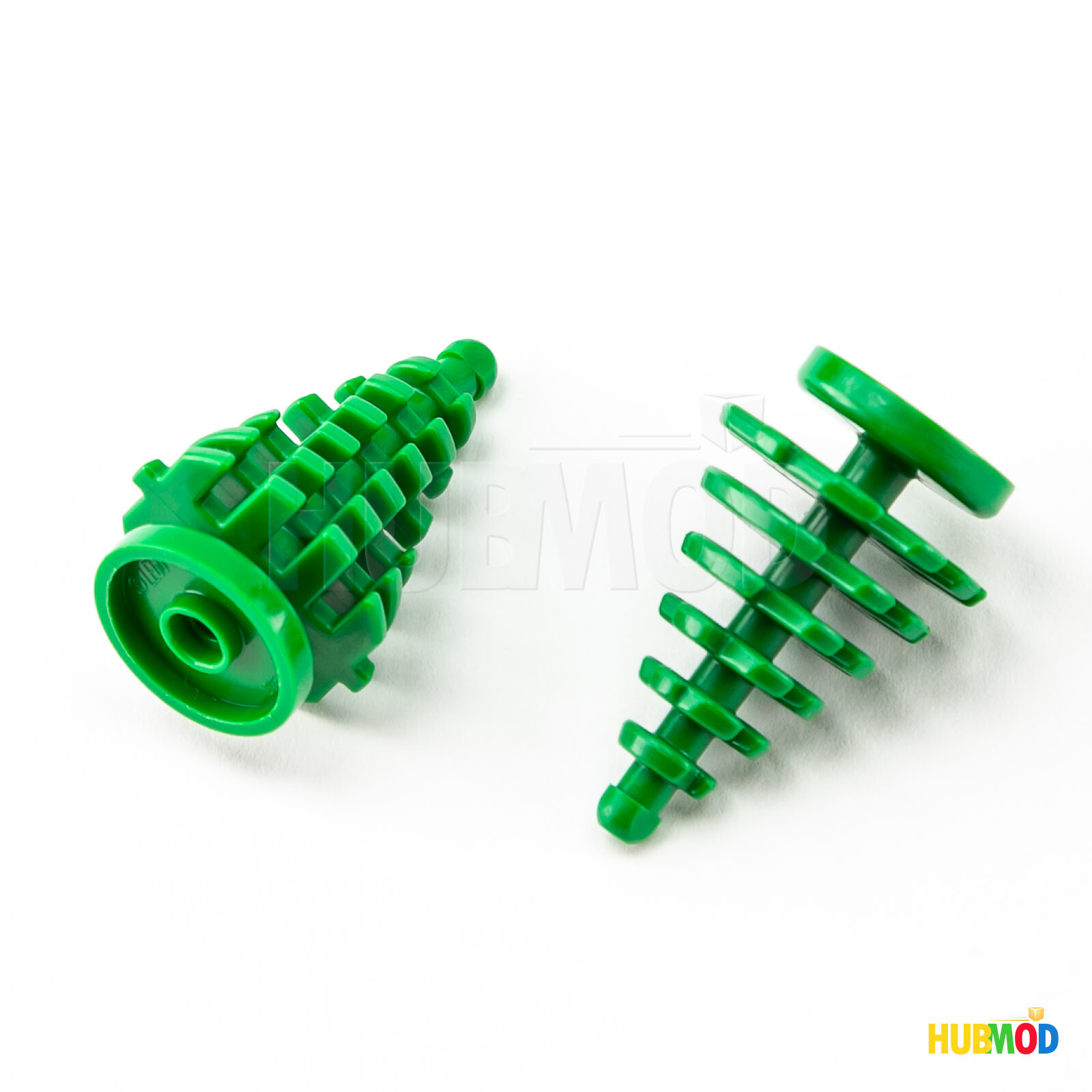 Lot of 2 Genuine LEGO Plant Spruce Tree Pine Small 2435 2x2x4 Green ...