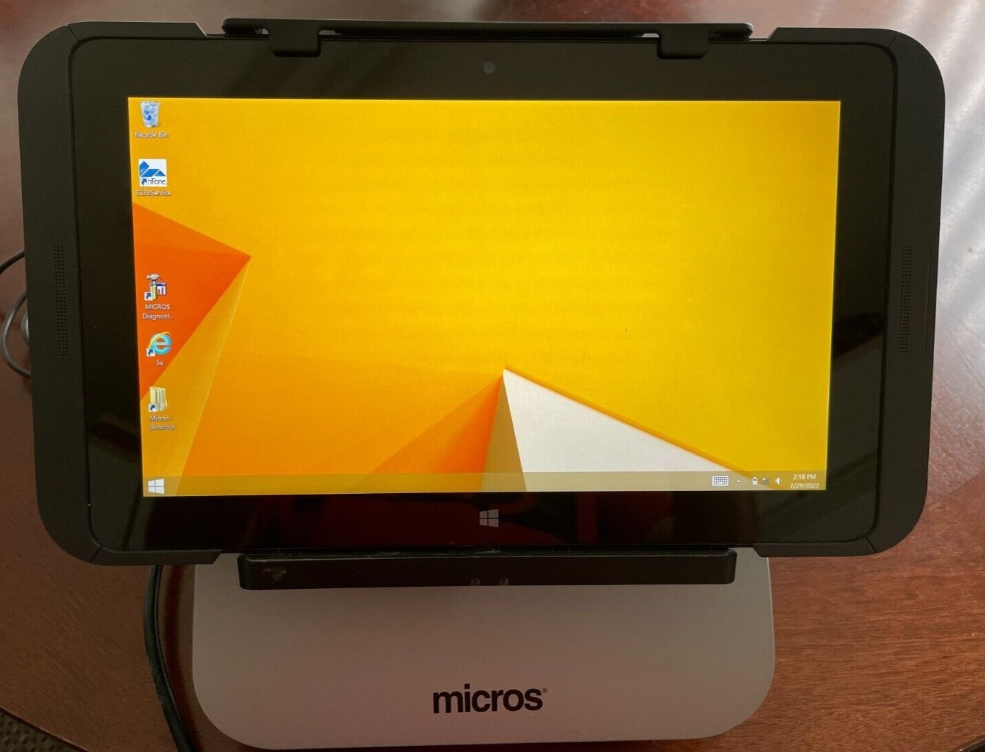 MICROS mTablet E-Series and mStation with Rear Display, Power Cord, and ...