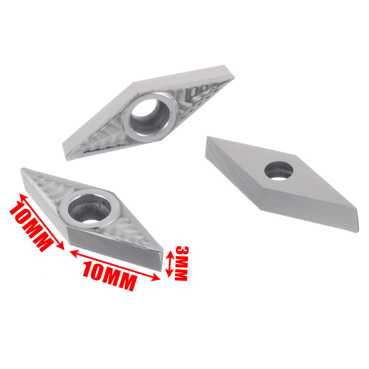 10Pcs VCGT110304-AK H01 VCGT221-AK H01 Carbide Blade Insert Mold ...