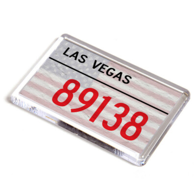 FRIDGE MAGNET - Las Vegas, 89138 - US Zip Code | eBay