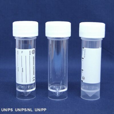 Urine Sample Bottle with Printed Label - Pack of 5,10,25,50,100,400 ...