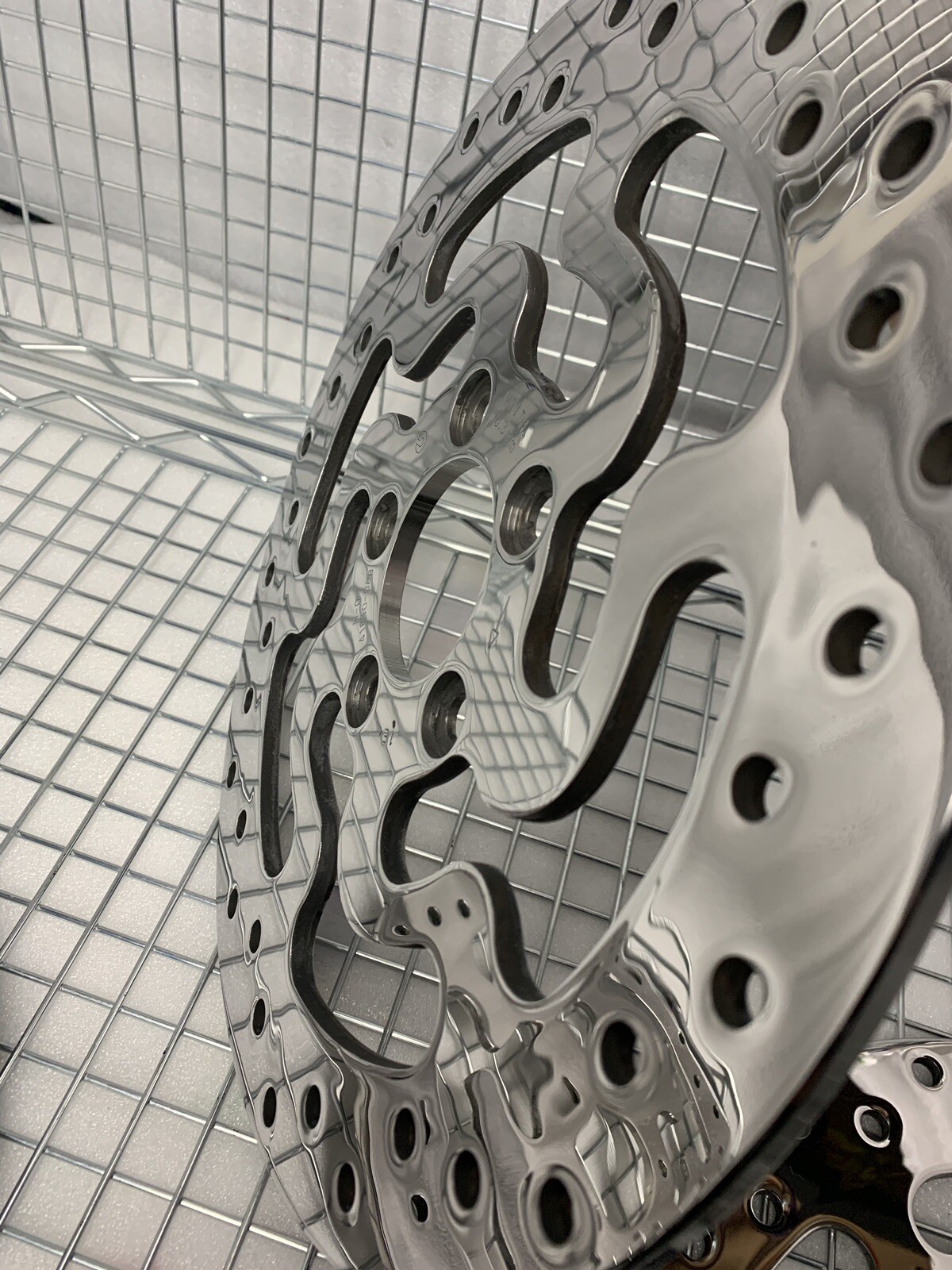 HARLEY POLISH ROTORS 2 FRONT TOURING STREET GLIDE 2009 ROAD KING ...