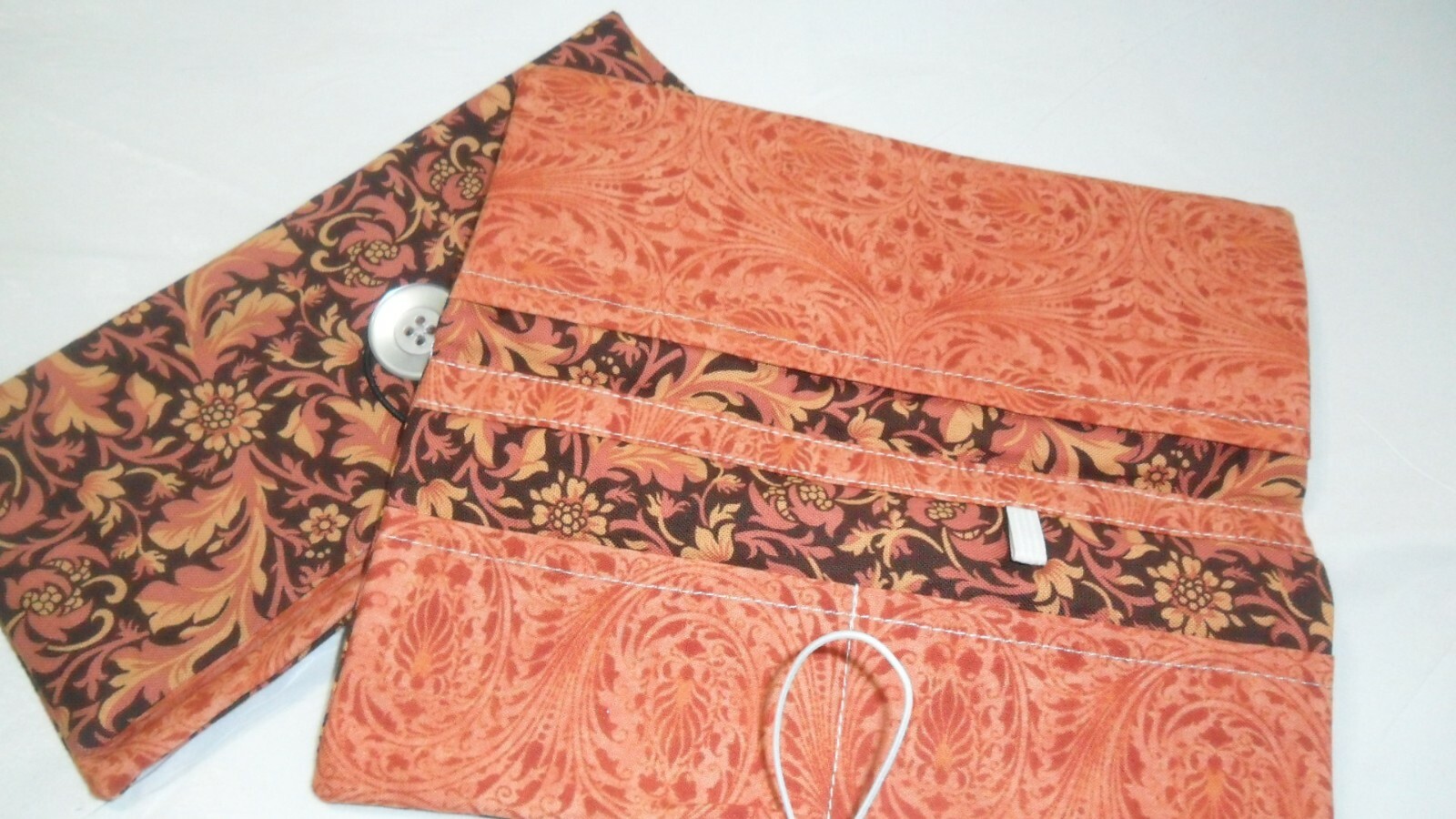 NEW FABRICS Handmade Cotton Fabric Checkbook Covers with Card Pockets ...