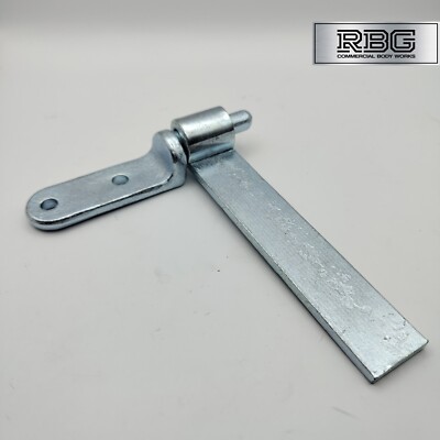 1x Straight Hinge & Gudgeon Pin Set ZP Trailer Truck Tipper Tailgate ...